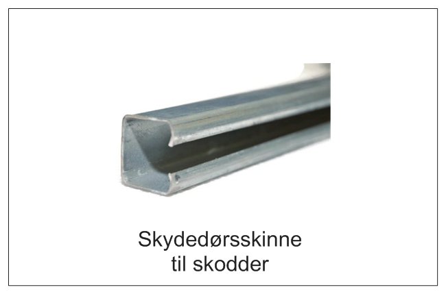Skydedørsskinne til skodder - Skoddesnedkerne | Skoddesnedkerne